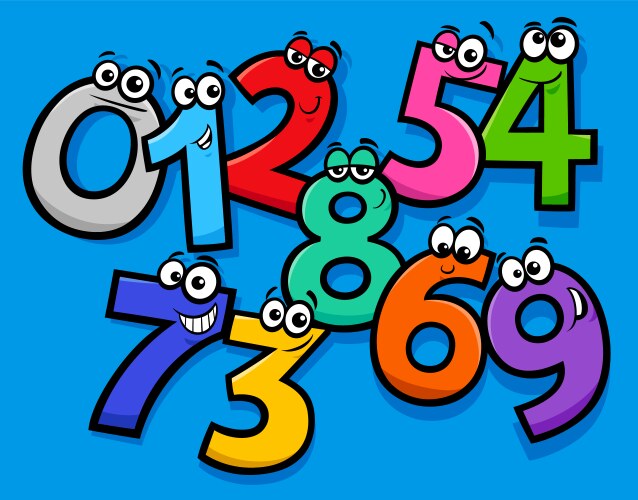 Cartoon Numbers Vector Images (over 78,000)