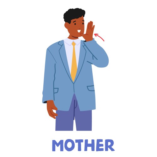 Mute Sign Language Gesture Vector Images (over 590)