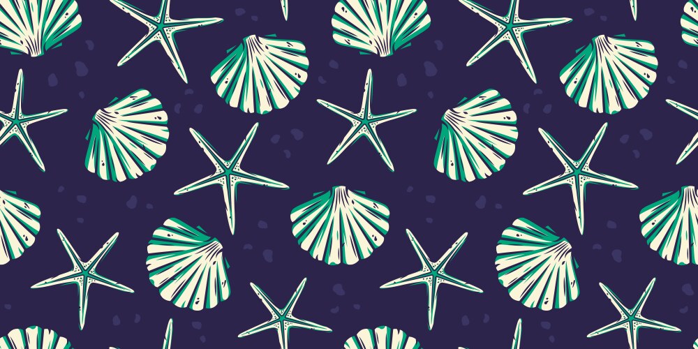 Pattern with sea or ocean wave for marine design Vector Image