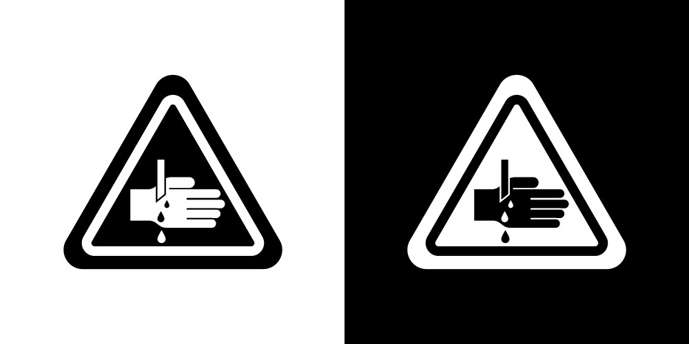 Finger snapping icon set hand snap easy Royalty Free Vector