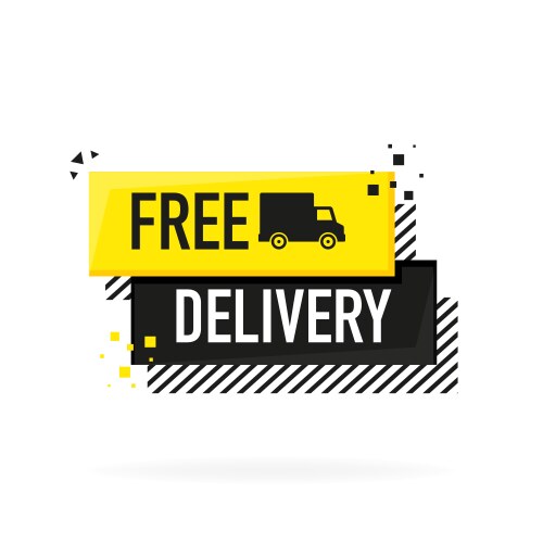 Delivery service logo design template Royalty Free Vector