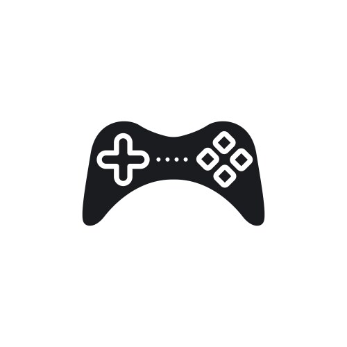 Gamepad icon set video game controller symbol Vector Image
