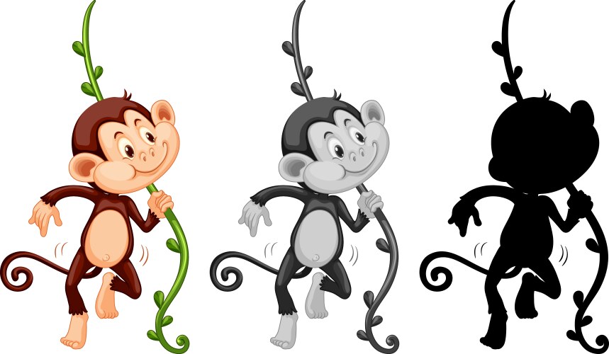 Monkey Clipart Vector Images (over 4,900)