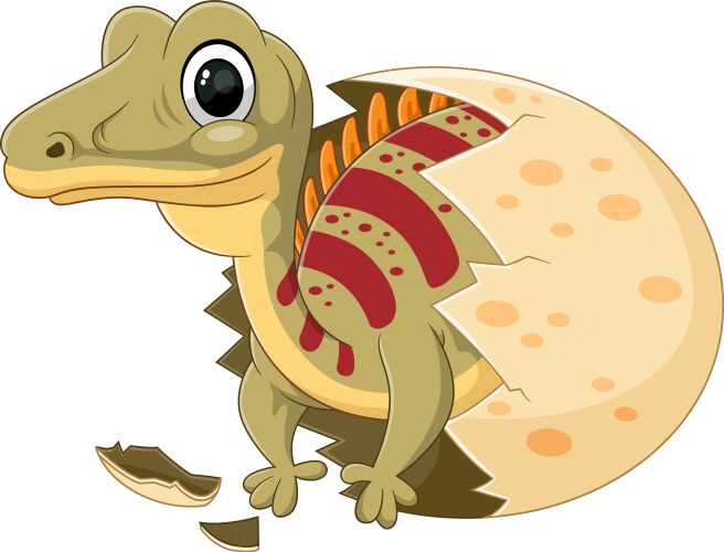Baby Dinosaur Hatching Vector Images (over 480)
