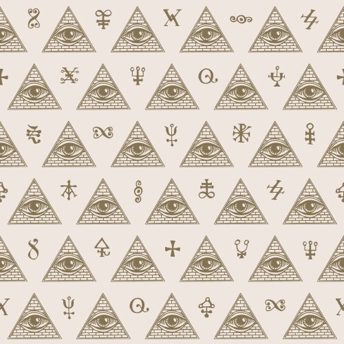 All seeing eye Royalty Free Vector Image - VectorStock