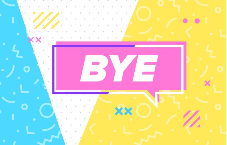 Bye Vector Images (over 7,700)