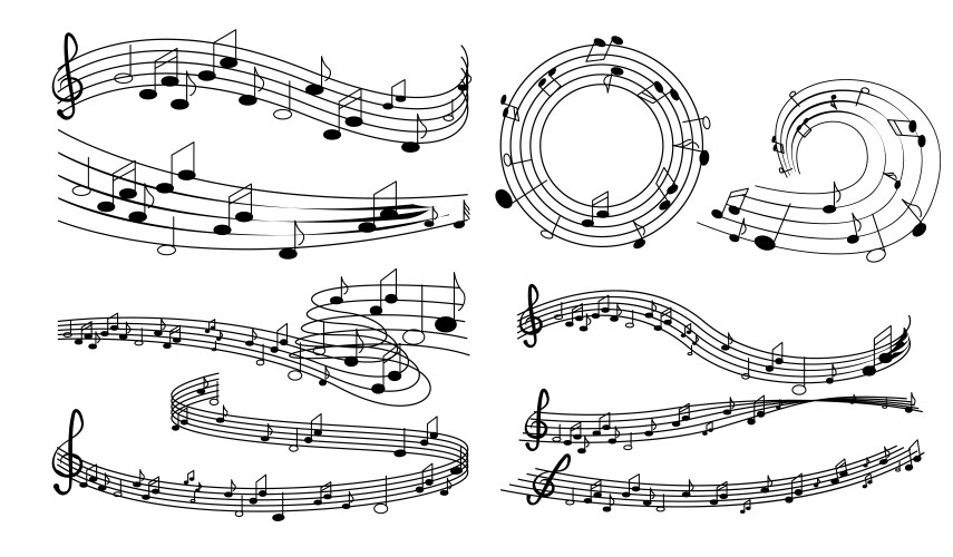 Music Note Wave Vector Images (over 10,000)