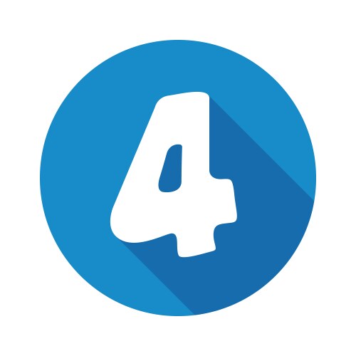 Number 4 Vector Images (over 35,000)