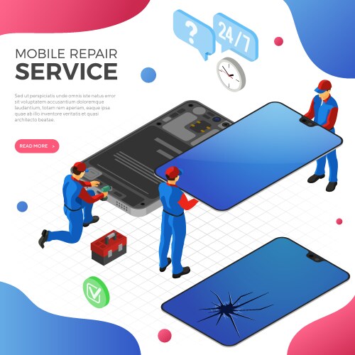 Electronics Repair Banner Vector Images (over 1,000)