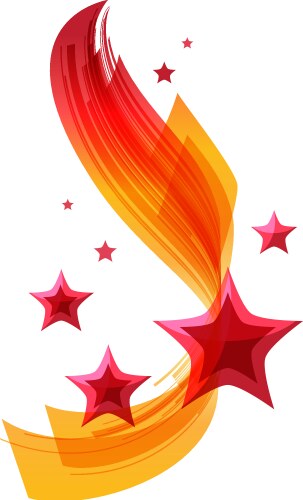Stars ribbon awards set Royalty Free Vector Image