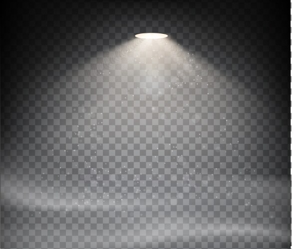 Transparent spotlights Royalty Free Vector Image