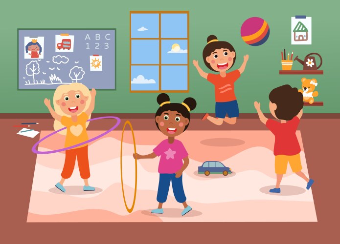 Classroom Royalty Free Vector Image - VectorStock