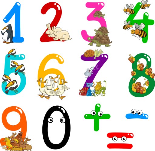 Number 7 Animals Vector Images (over 590)