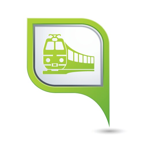 Classic electric freight train Royalty Free Vector Image