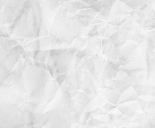 Crumpled paper texture white battered Royalty Free Vector