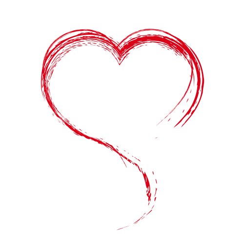 Red Wine Heart Splash Royalty Free Vector Image