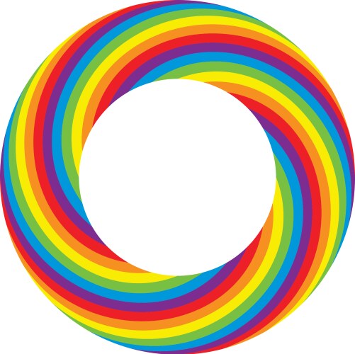 Rainbow Wheel Vector Images (over 4,100)