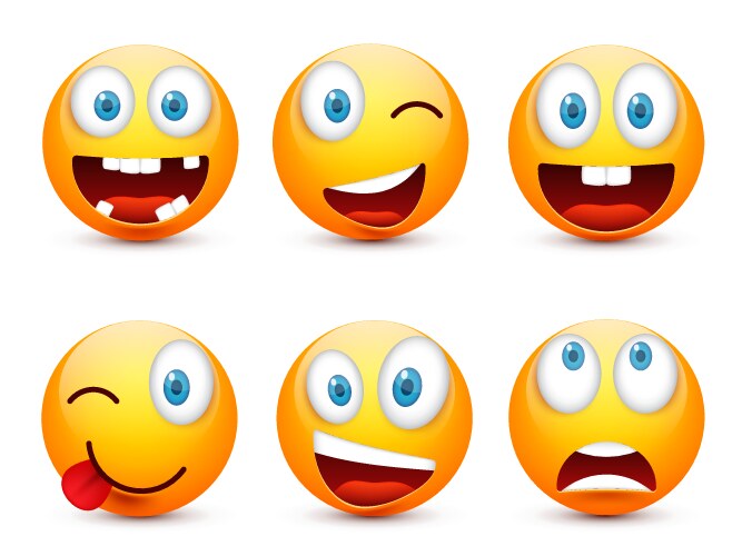 Bye emoticon Royalty Free Vector Image - VectorStock