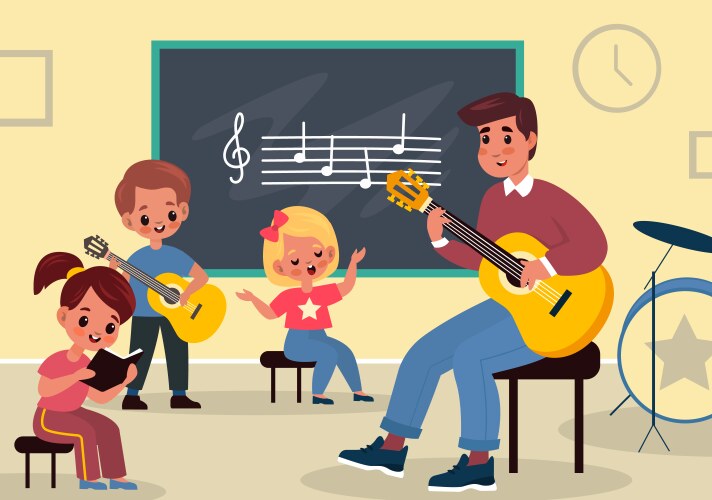 Children Listening to Teacher Vector Images (over 510)
