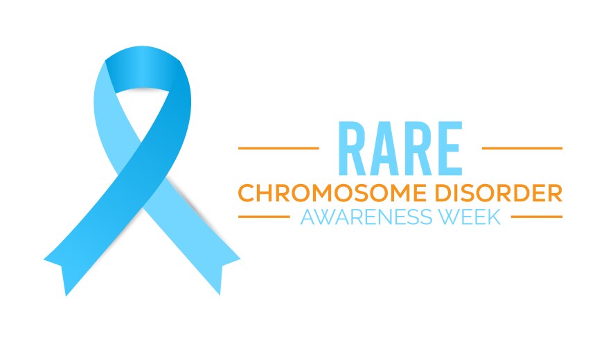 Rare chromosome disorder awareness week Royalty Free Vector