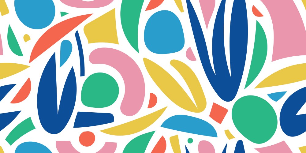 Bright colourful horizontal abstract wallpaper Vector Image