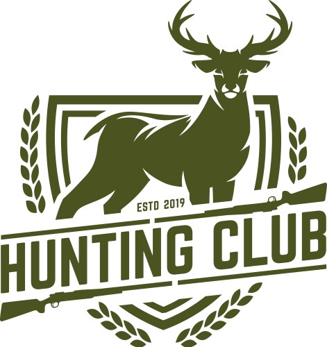 Hunt logo Royalty Free Vector Image - VectorStock