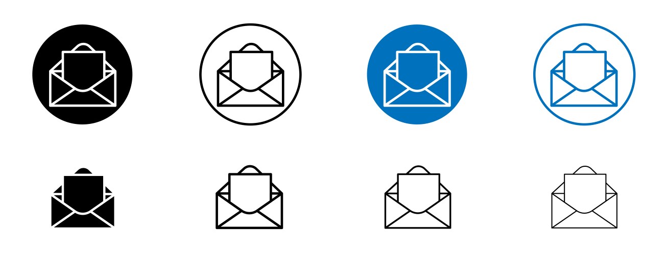 Email Logo Black and White Vector Images (over 11,000)