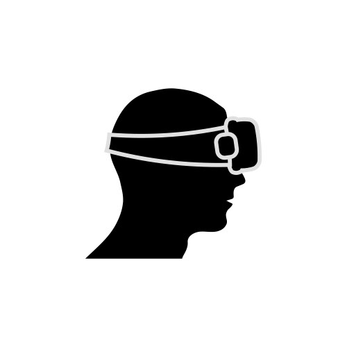 Skull in vr glasses Royalty Free Vector Image - VectorStock