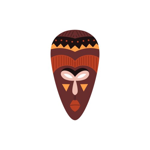Traditional african masks Royalty Free Vector Image
