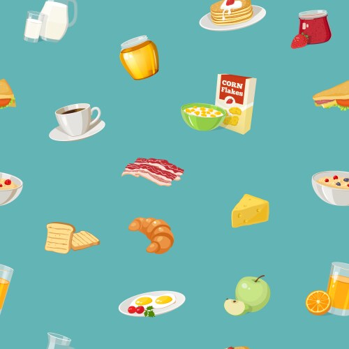 Breakfast Pattern Vector Images (over 52,000)