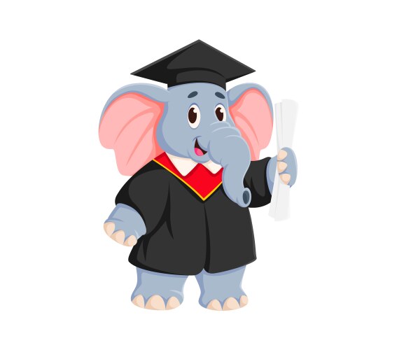 Cartoon Animals with Graduation Cap Vector Images (over 1,200)