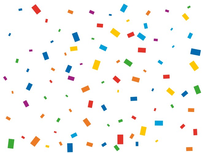 Rainbow Confetti Background Vector Images (over 10,000)