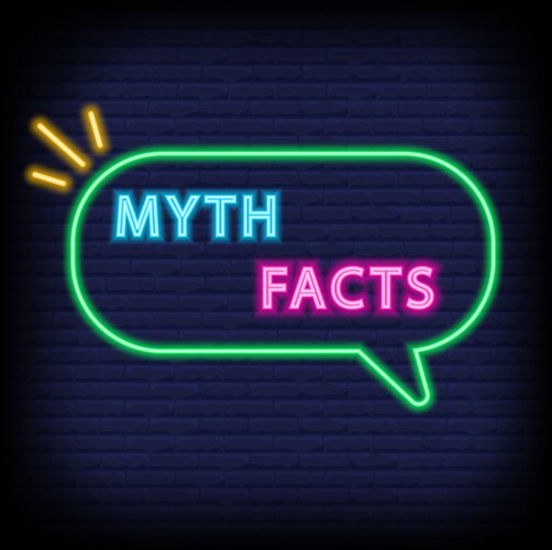 Fun fact neon sign facts design template Vector Image