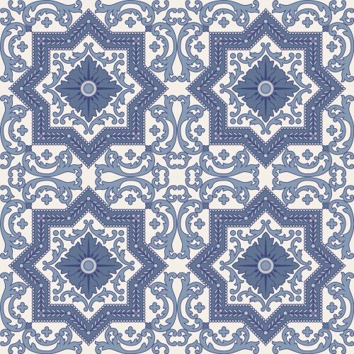 Arabesque seamless pattern Royalty Free Vector Image