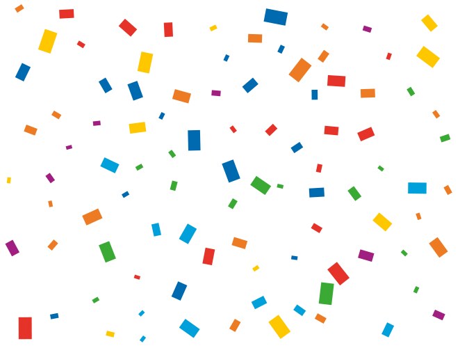 Rainbow Confetti Background Vector Images (over 10,000)