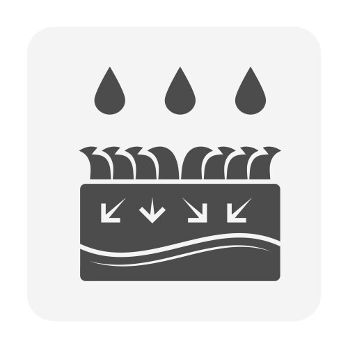 Drain or drainage line icon Royalty Free Vector Image