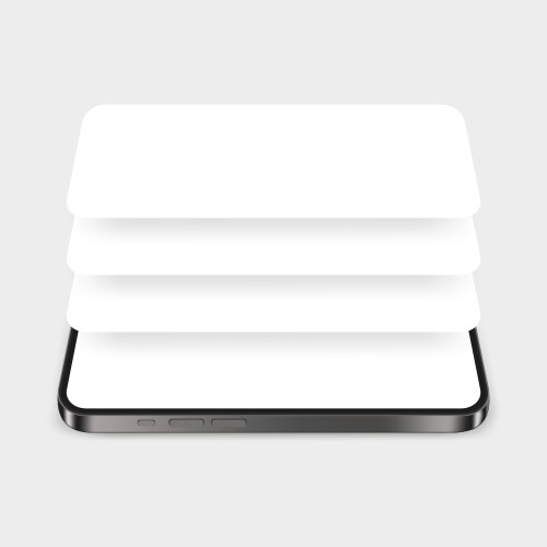 Blank web pages for app ui kit presentation Vector Image