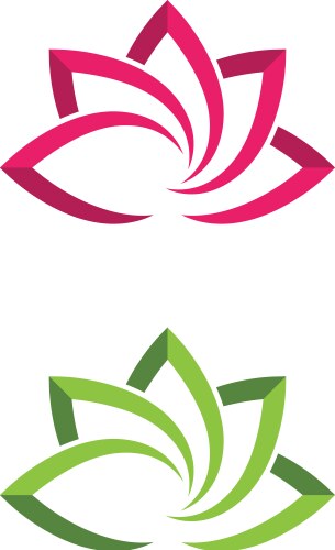 Medical Caduceus Logo - Lotus Flower Royalty Free Vector