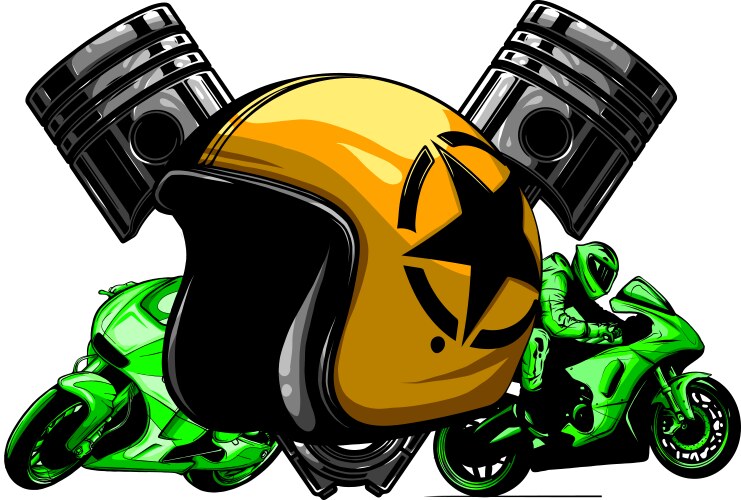 Motorcycle Rider Cartoon Vector Images (over 3,600)