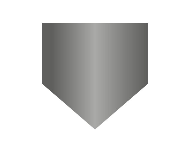 Baseball home plate icon template Royalty Free Vector Image