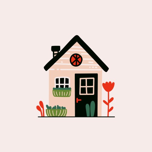 Tiny House Drawing Vector Images (over 490)