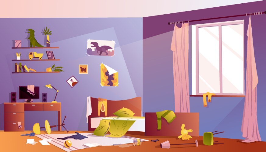 Cartoon Messy Room Vector Images (over 700)
