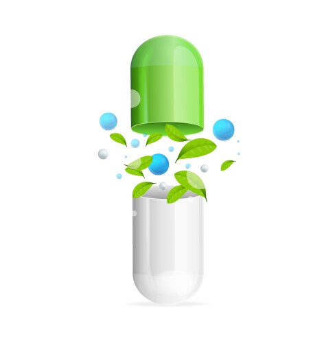 Green and White Capsule Vector Images (over 5,200)