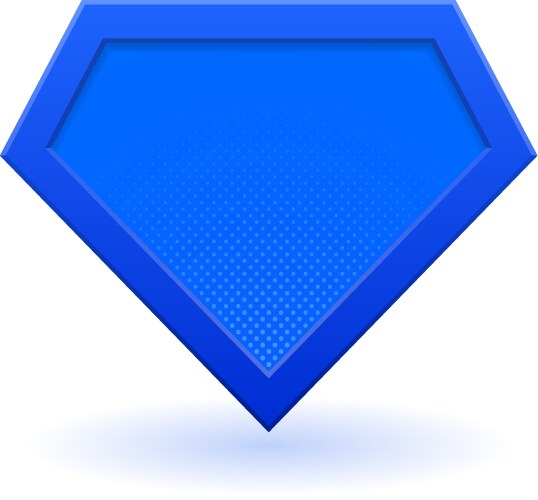 Superhero logo template Royalty Free Vector Image