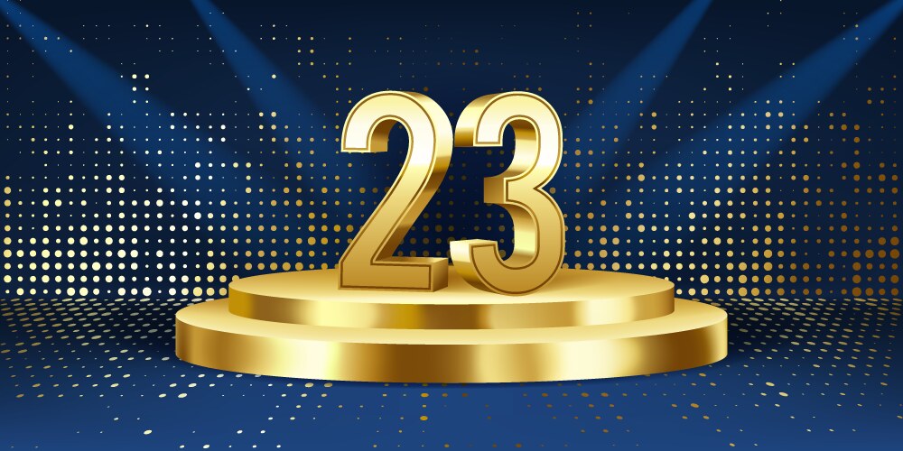 23rd Anniversary Vector Images (over 370)