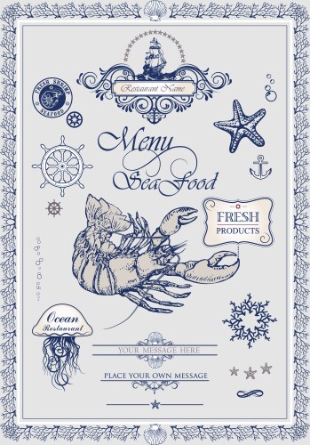 Menu border Vector Images & Graphics for Commercial Use | VectorStock