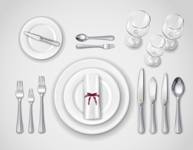 Table layout Royalty Free Vector Image - VectorStock