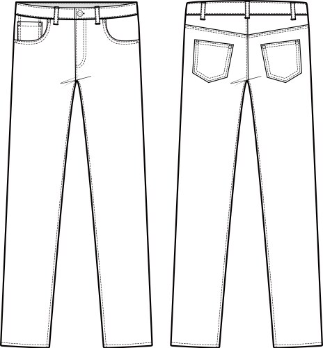 Jeans Template Vector Images (over 7,000)
