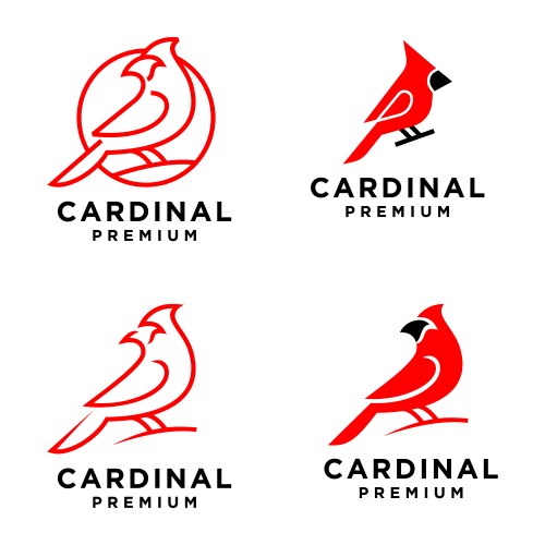 Cardinal Outline Vector Images (over 780)