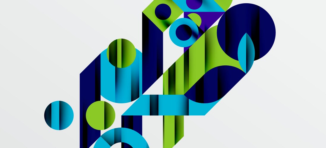 Geometric neo patterns abstract background for Vector Image